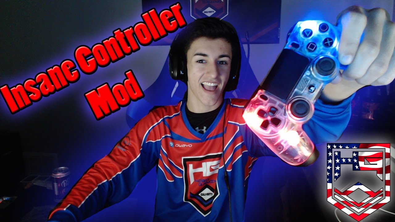 Playstation 4 Insane Controller LED MOD Installation Tutorial! - YouTube