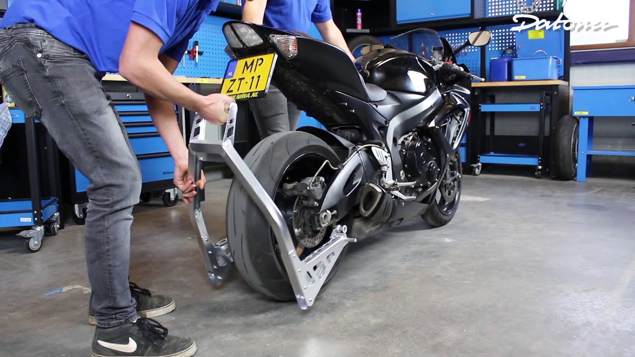 MotoGP Paddockstand set - aluminium | Datona.nl - YouTube