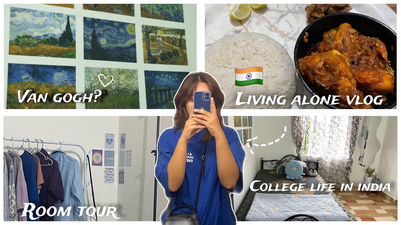 College student living alone in India🇮🇳 🌷Realistic room tour🧸# ...