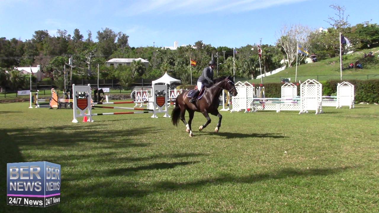 Horse Jumping At Bermuda Ag Show, April 2016 - YouTube