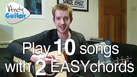 Level 1 Ten EASY songs with E & A - YouTube