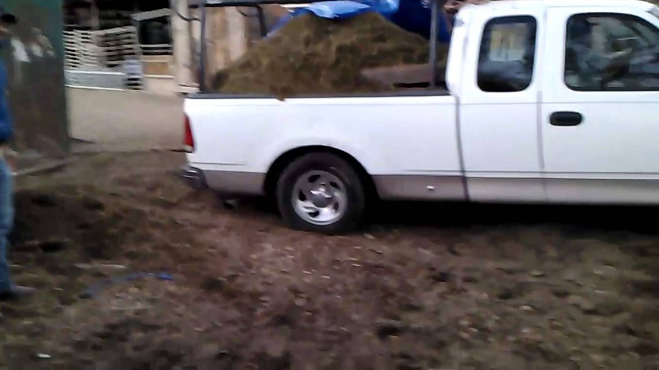 Truck full of SHIT, gets stuck in SHIT. - YouTube