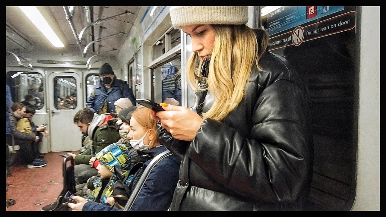 Subway Ride Russia St Petersburg - Metro Station Live Camera - YouTube