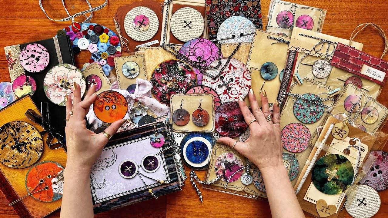 So What Do You DO With the Oversized Paper Buttons? Let Me Show You ...