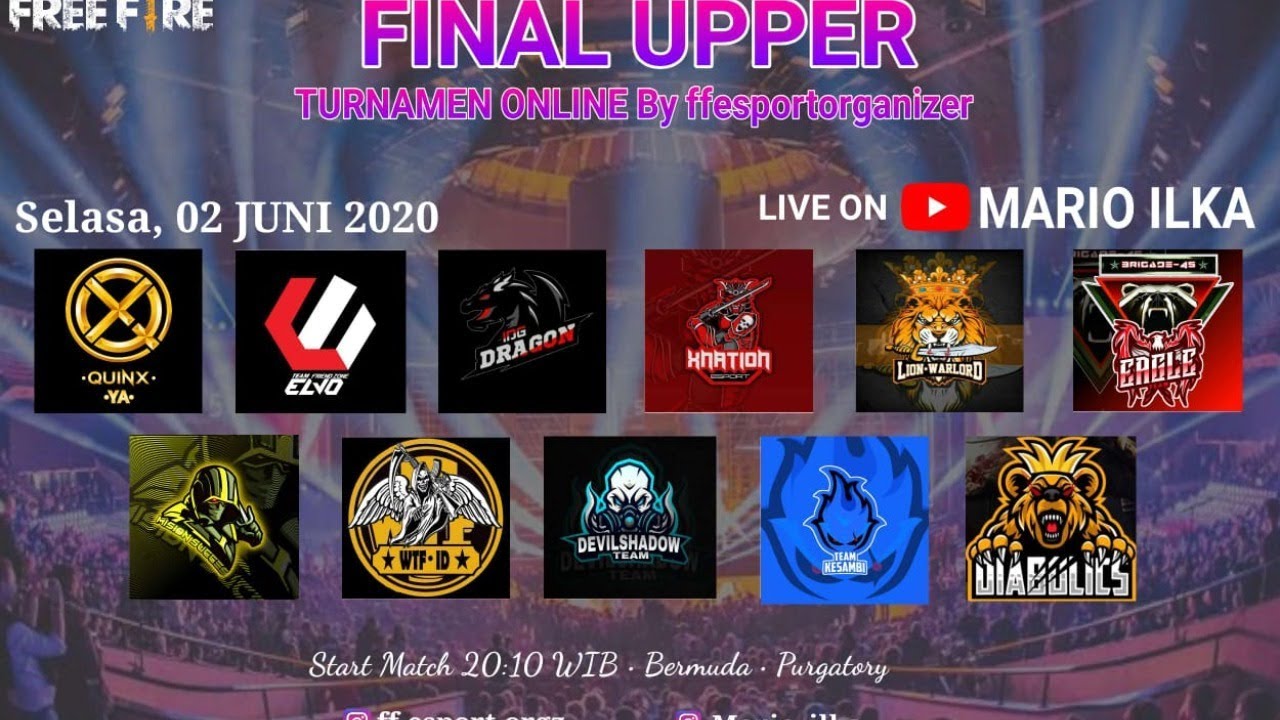 GRANDFINAL UPPER FF.ESPORTS.ORG - GARENA FREE FIRE - YouTube
