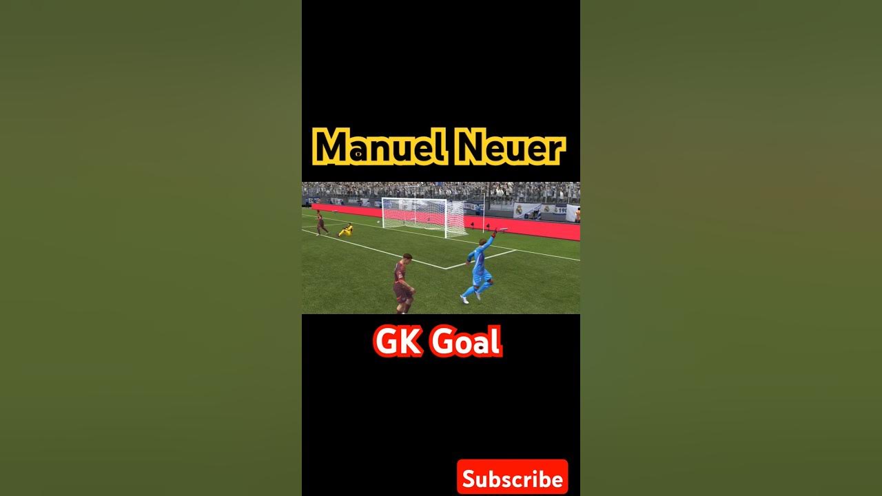 GK Goal @realmadrid @cristiano #eafc24 #shorts #trending #goal - YouTube