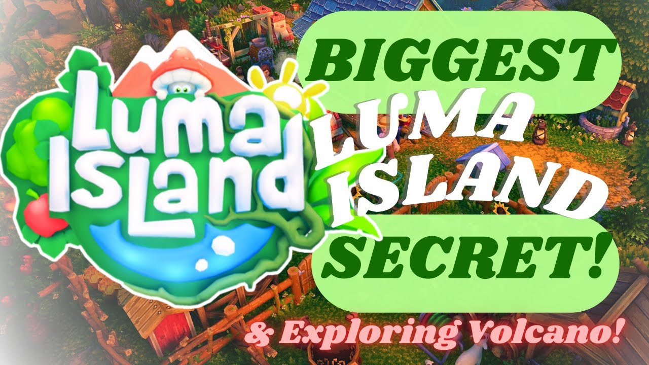 Luma Island - Unlocking the BIGGEST SECRET of LUMA ISLAND!! (& Volcano ...