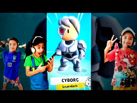 STUMBLE GUYS SKYN CYBORG - YouTube