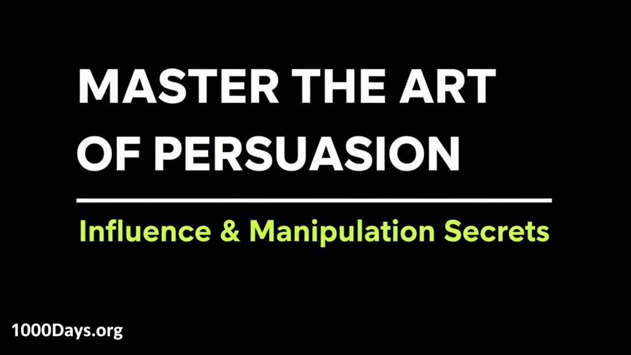 How to Influence Anyone: The Universal Principles of Persuasion - YouTube