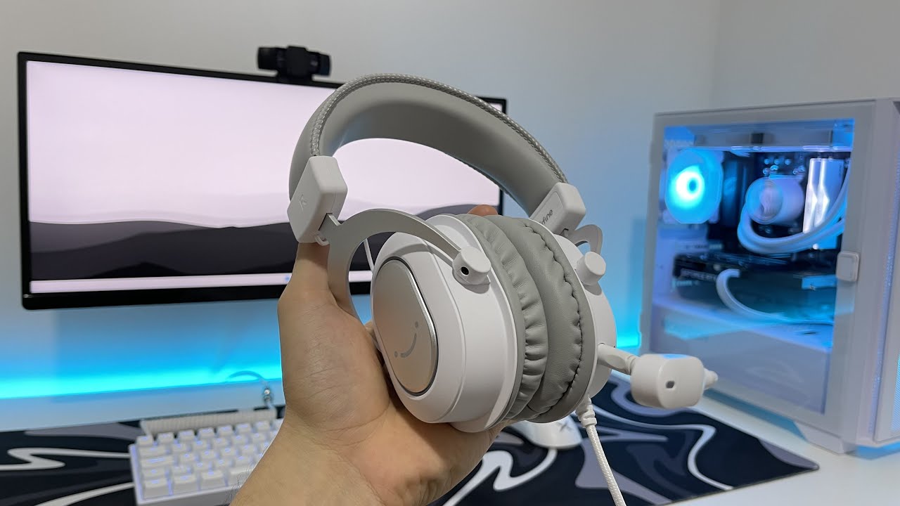O MELHOR HEADSET GAMER! NOVO (FIFINE H6) BRANCO, MUITO LINDO! - YouTube