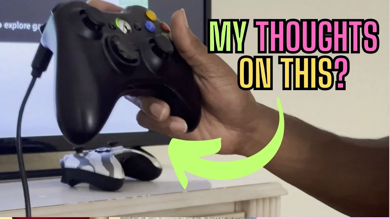 Review of Microsoft Xbox 360 Wired Controller! - YouTube