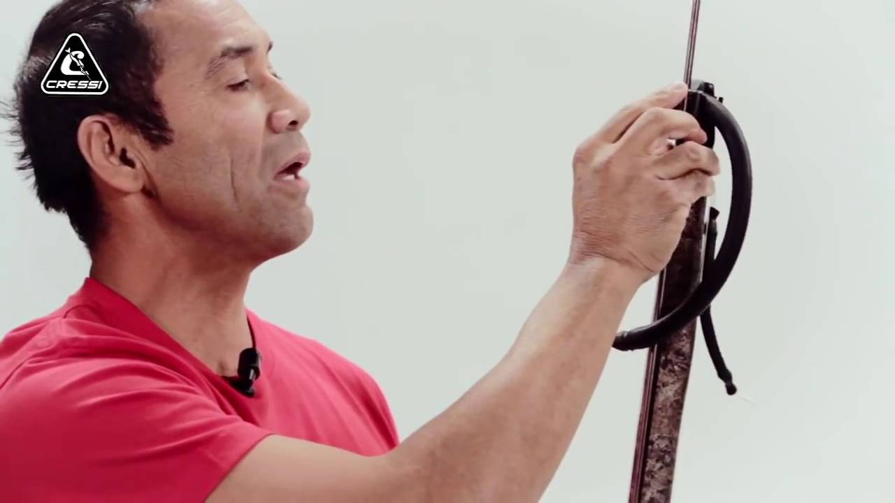 Speargun Tutorial: How to correctly Rig A Spearfishing Railgun - YouTube