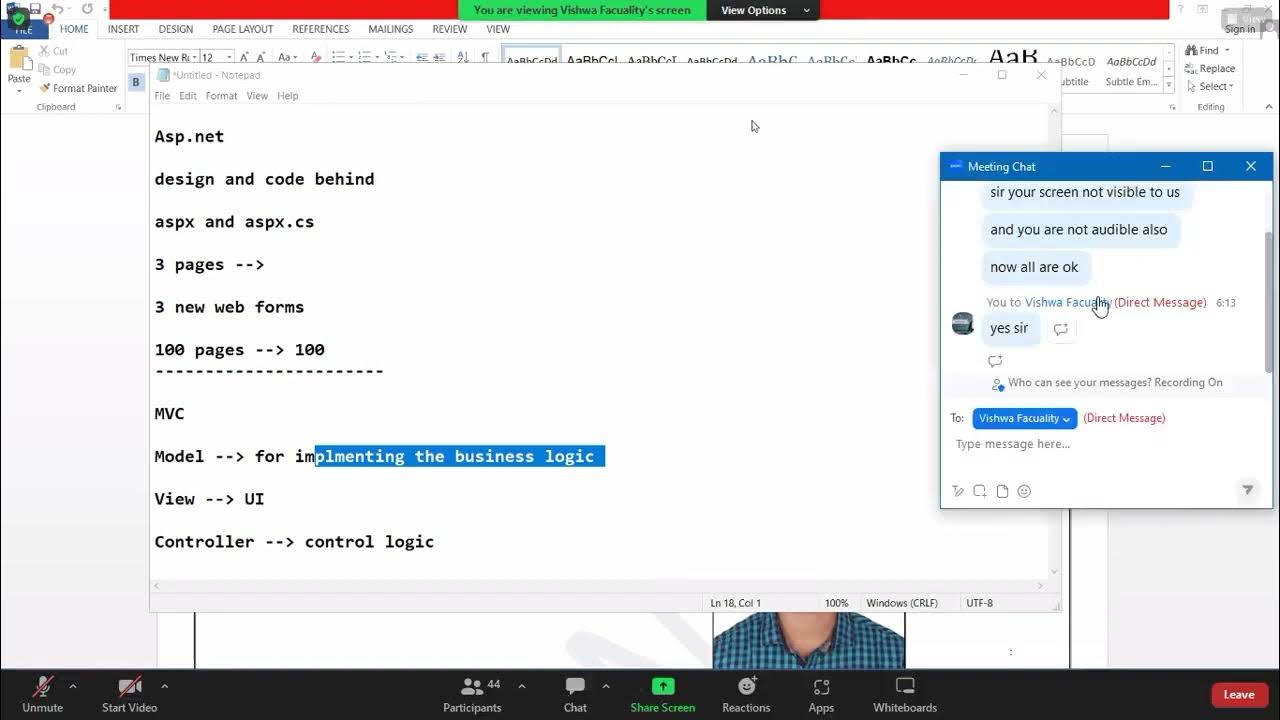 Asp Net MVC5 + MVC Core PART 34 MVC MODEL VIEW CONTROLLER MVC PATTERN - YouTube