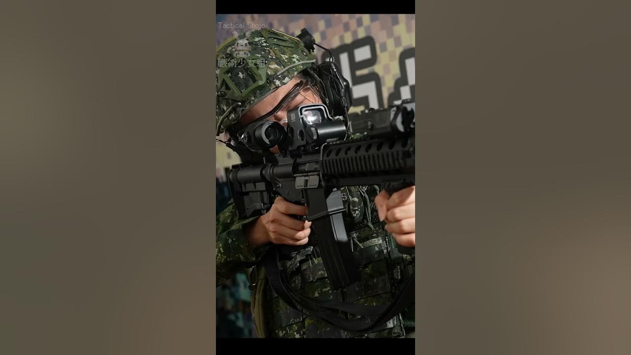 Toy Gun WE T91 shooting |#Tacticalshojo #戰術少女組 #shorts 01 - YouTube