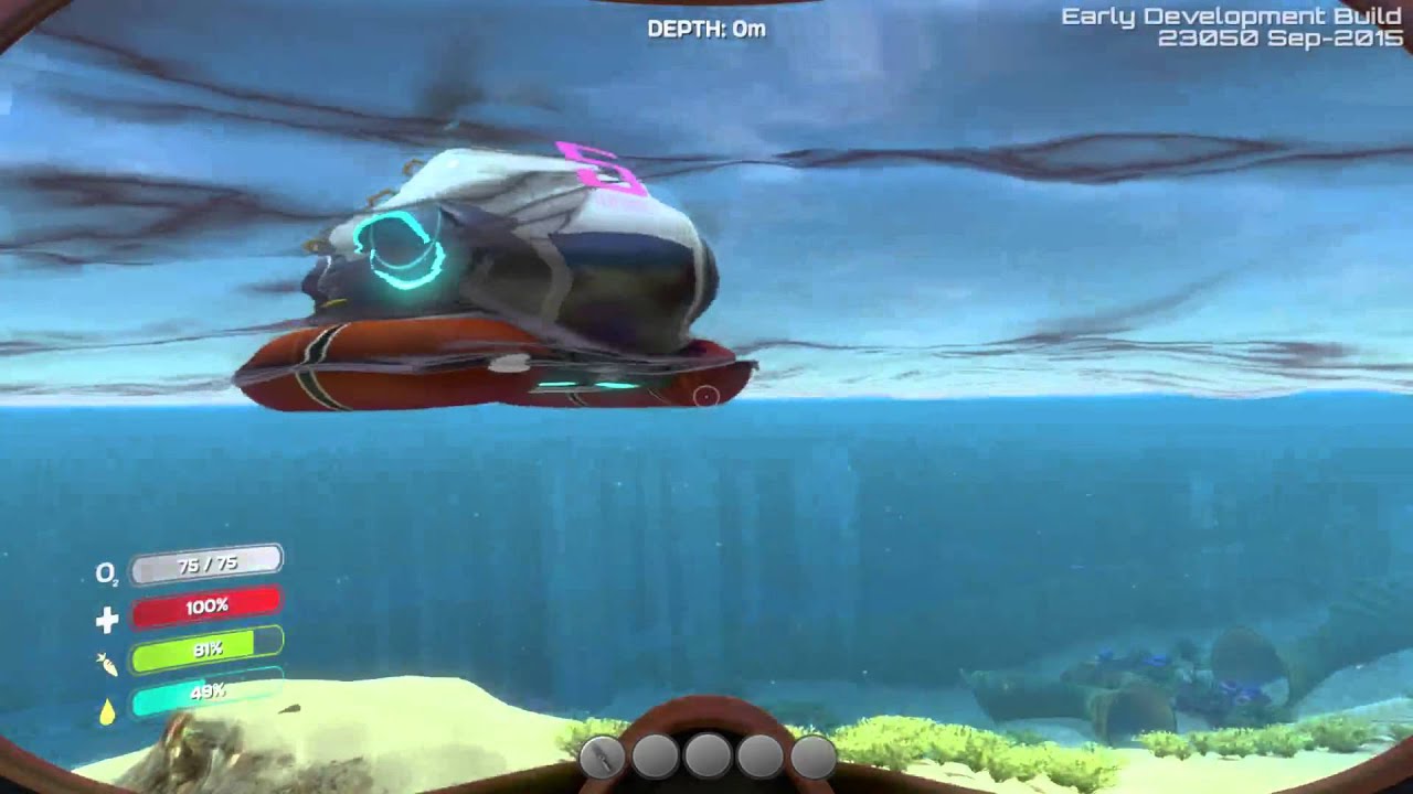 Subnautica - Let's Play - Episode 2 - Airtanks & Small Storage Cubes ...