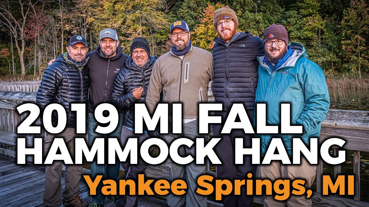 Michigan Fall Hammock Hang 2019 - Yankee Springs, MI - YouTube