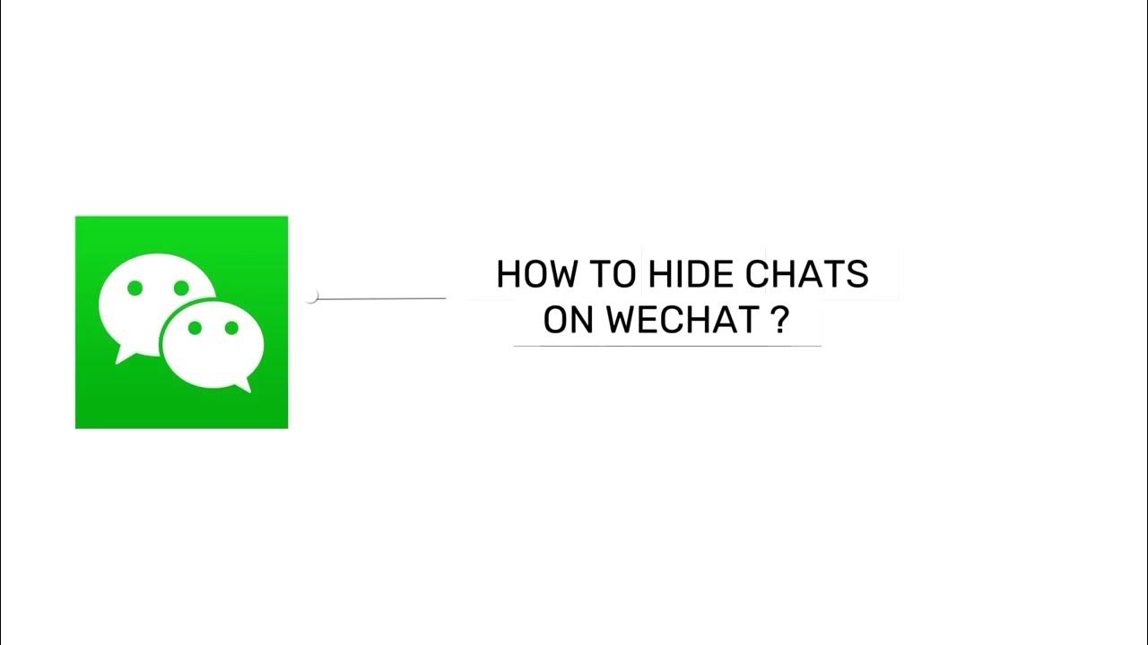 How to Hide Chats on WeChat 2024? Hide WeChat Conversation - YouTube