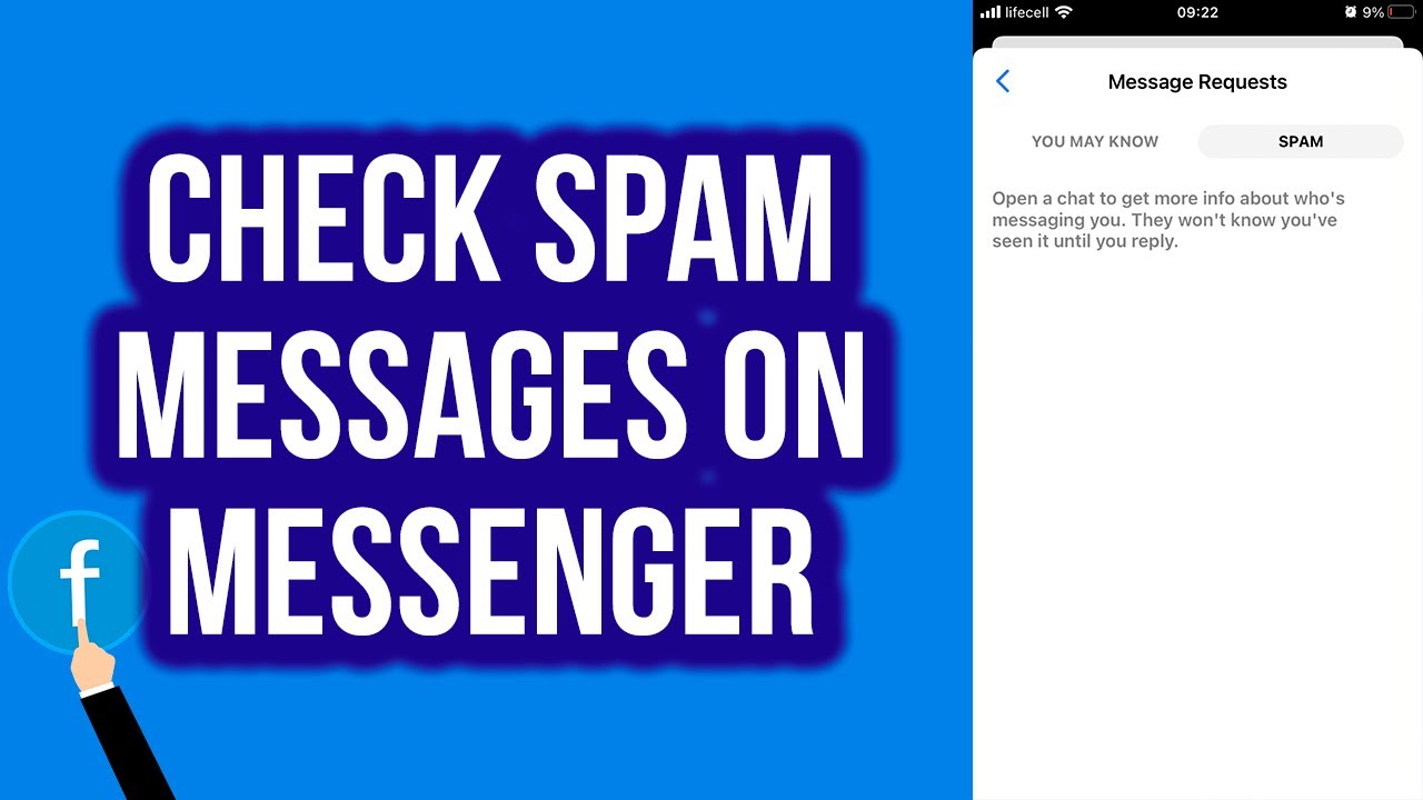 How To Check Spam Messages On Messenger Facebook (2021) on Mobile - YouTube