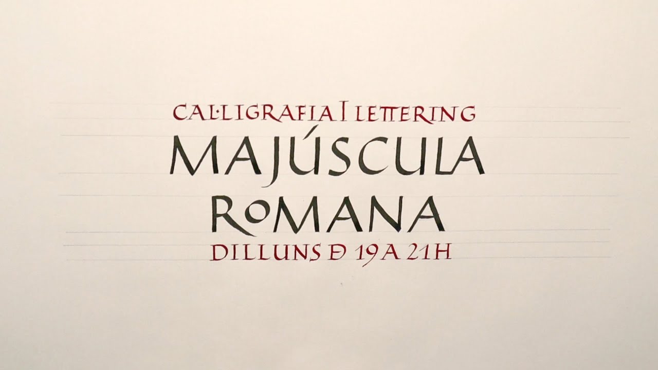 Taller 'Cal·ligrafia i lettering' amb Javier Porras - YouTube