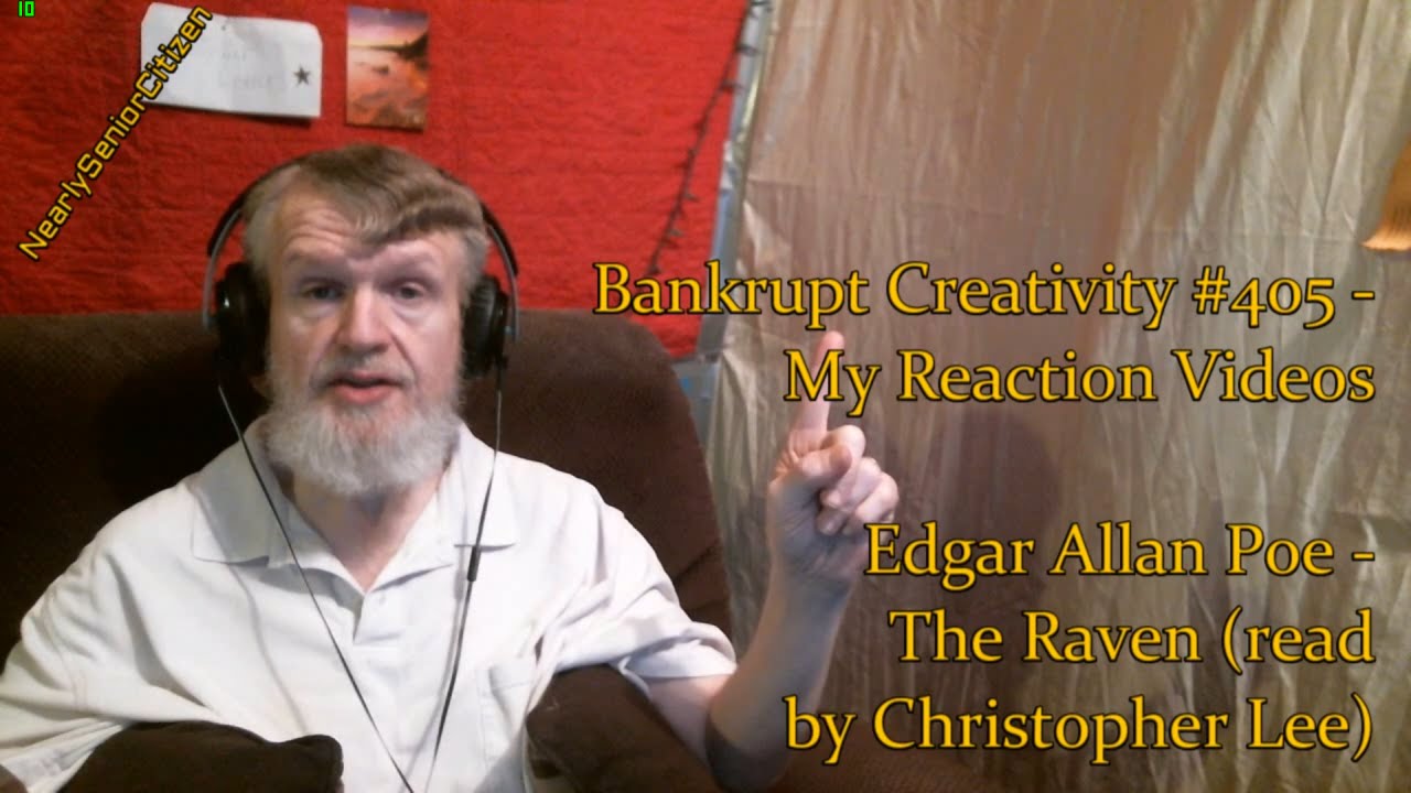 Edgar Allan Poe -The Raven (read by Christopher Lee) : Bankrupt ...