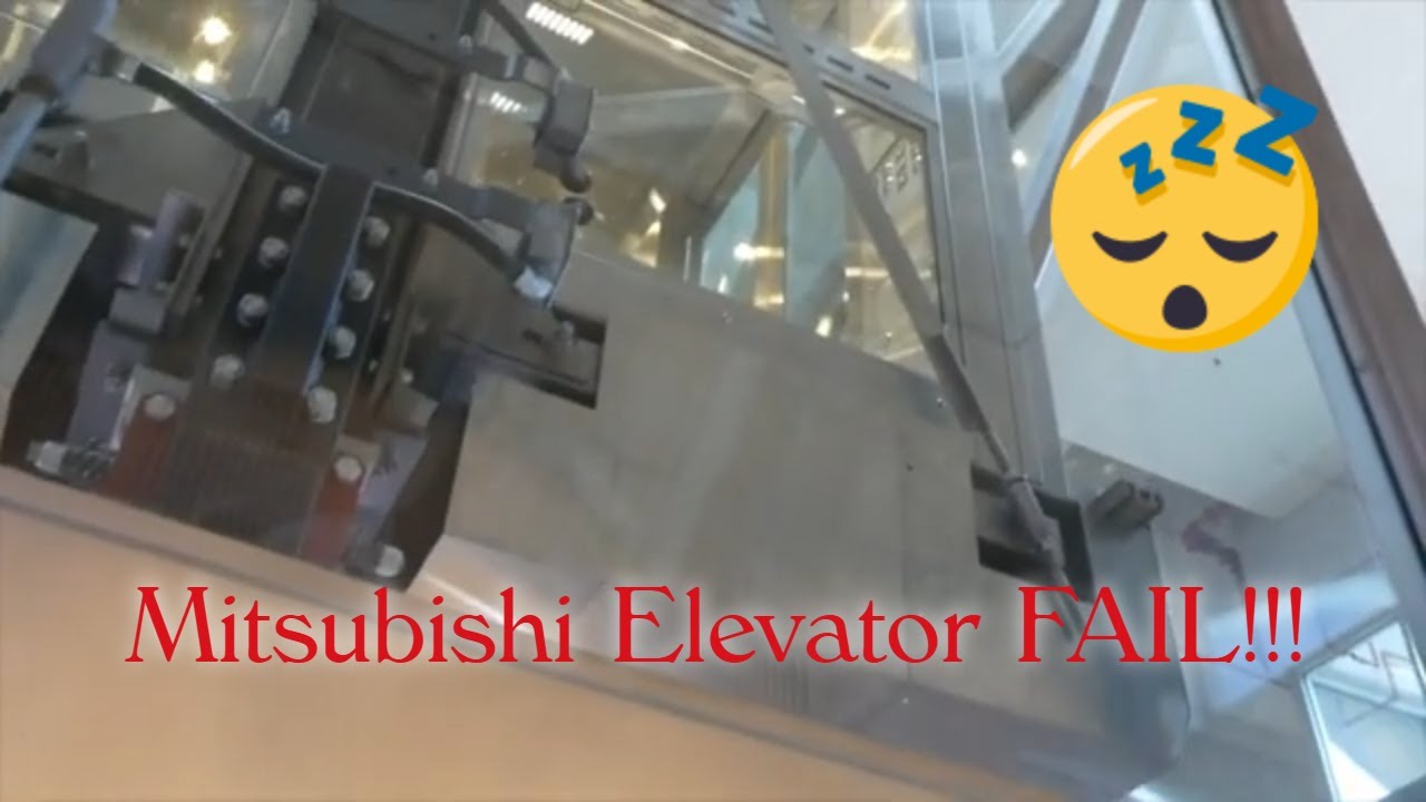 😴 Mitsubishi Elevator FAIL Little Tokyo Metro Station Los Angeles 😴 - YouTube