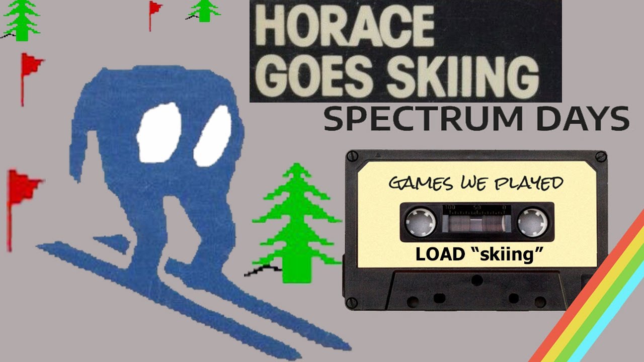 Horace Goes Skiing on the Sinclair ZX Spectrum our memories and review ...