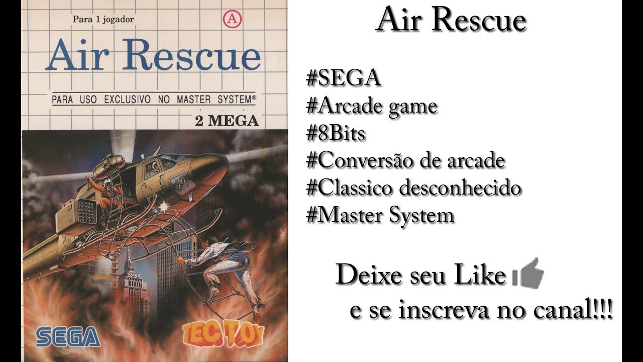 Game da Semana - Air Rescue - Master System - YouTube