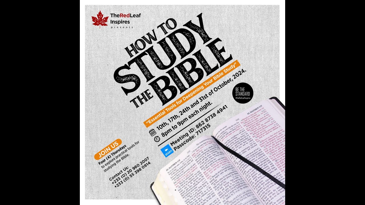 How to study the Bible || Part 2 - YouTube