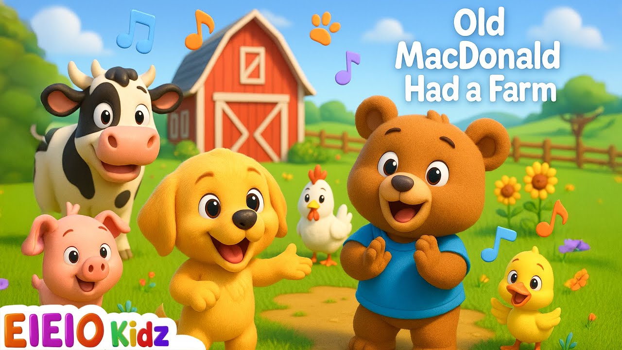 Nursery Rhymes for Kids | Old MacDonald Had a Farm | Kindergarten ...