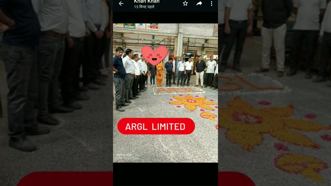 ARGL LIMITED CHOPANKI // Diwali party - YouTube