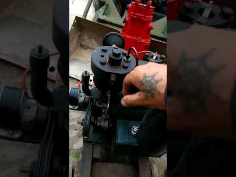 Hamworthy Air compressor starting set - YouTube