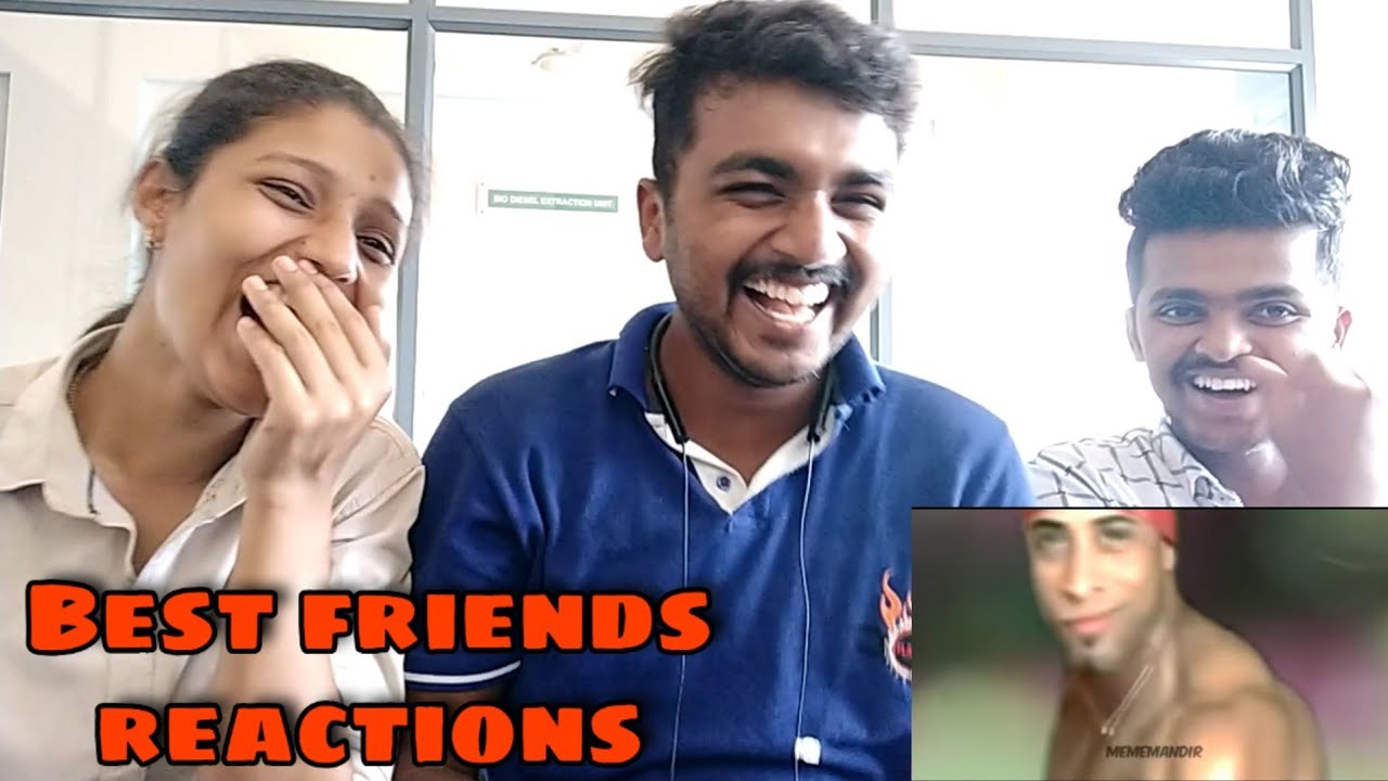 Best friends reactions on meme video. - YouTube