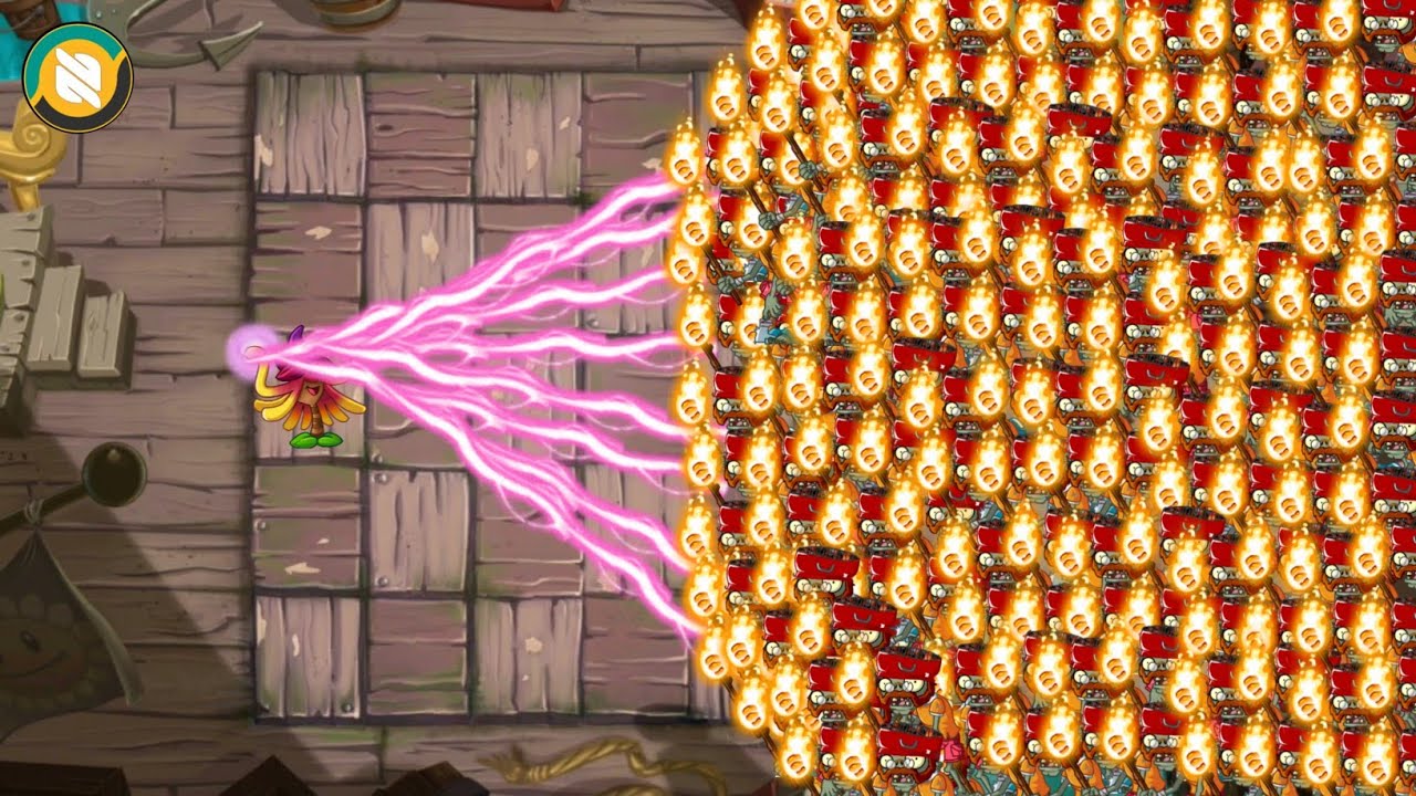Pvz 2 100 Plants Max Level Vs 100 Summer Torchlight !! Plants Vs ...