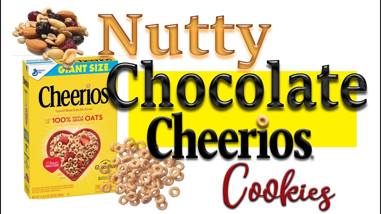 Nutty Chocolate Cheerio Cookies - YouTube