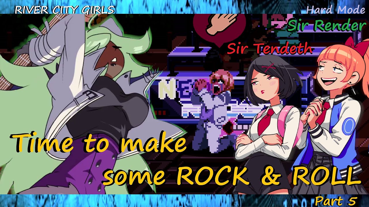 Fighting a real Guitar Hero things get NOIZEY - River City Girls - Sir Render & Sir Tendeth ...