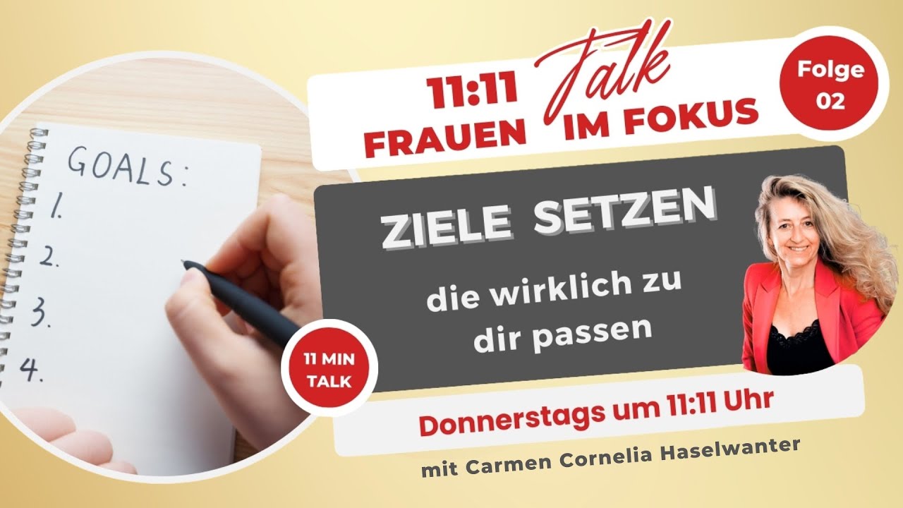 🎙 2. Podcast Live Talk "Ziele setzen, die wirklich zu dir passen" mit ...