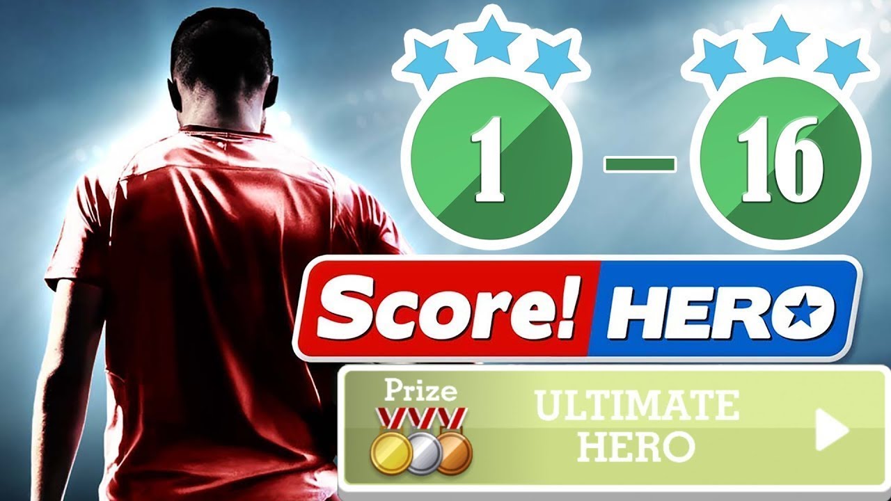 Score! Hero - ULTIMATE HERO Event - level 1 to 16 - 3 Stars - YouTube