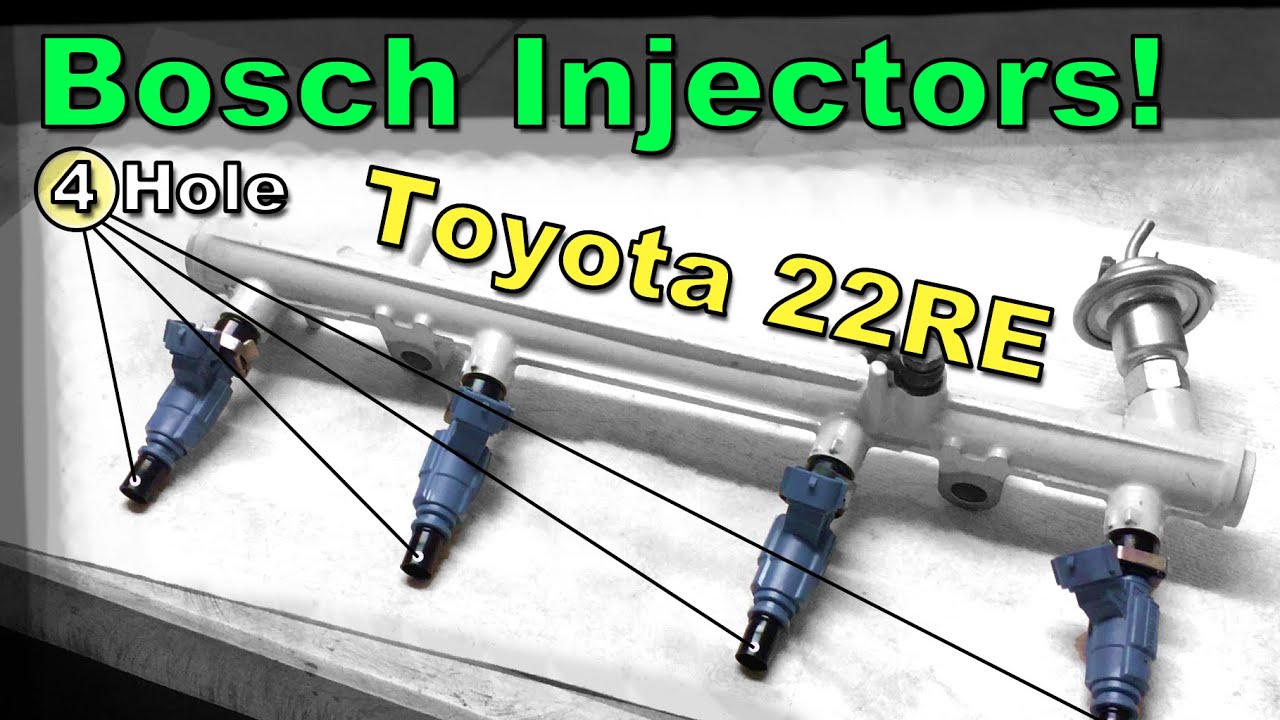 Bosch 4 hole fuel injector upgrade for 89-95 Toyota Pickup w/ 22RE ...