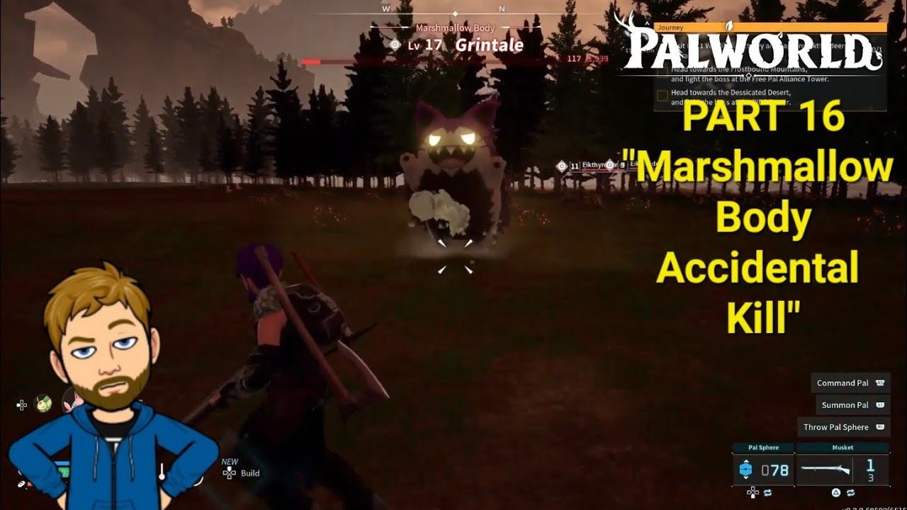 "Marshmallow Body Accidental Kill" Palworld PS5 Playthrough Part 16 - YouTube
