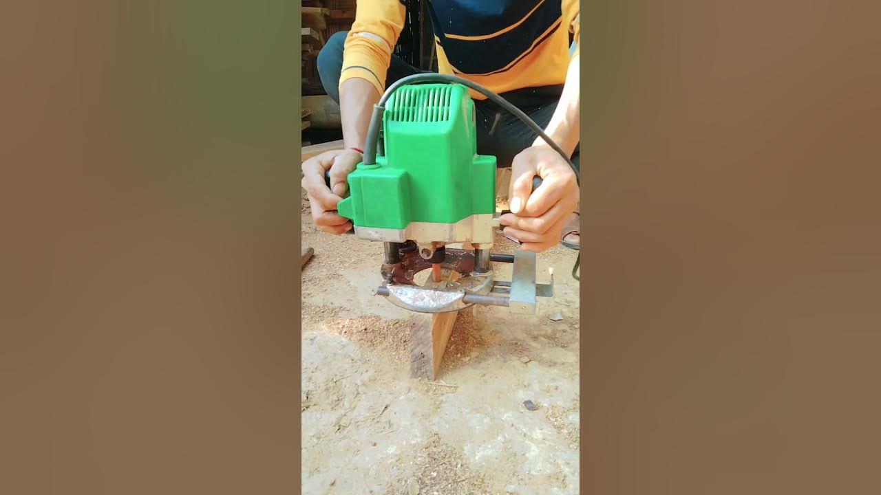 How to use router machine for hole #shorts - YouTube
