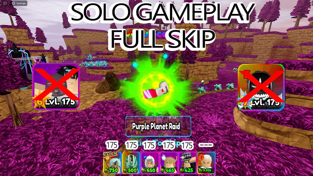 ALL STAR TOWER DEFENSE PURPLE RAID SOLO FULL SKIP - YouTube