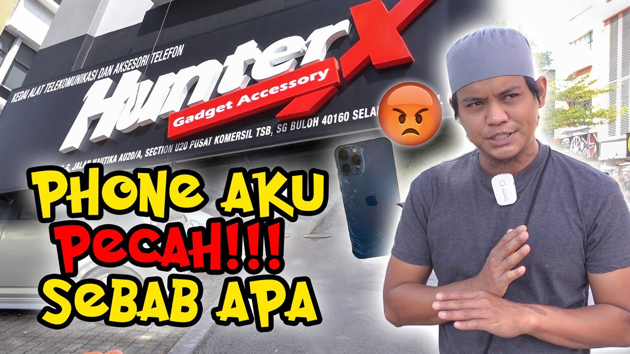 SCREEN PHONE AKU PECAH!!! SAPA BUAT??? - YouTube