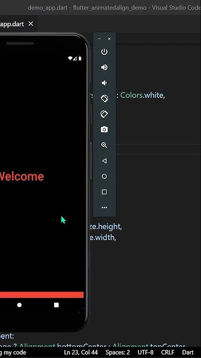 Flutter Animations | Animated Align Animations #shorts #flutter #flutteranimations - YouTube