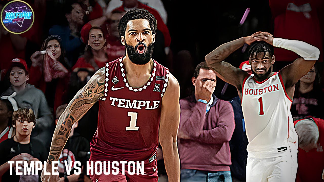 TEMPLE VS #1 HOUSTON | MEN’S BASKETBALL FULL GAME HIGHLIGHTS | DOWN ...