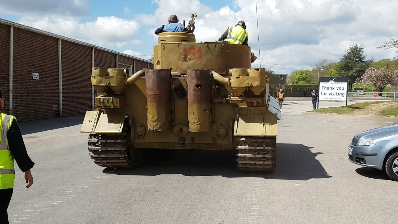 TIGER 1 TANK DRIVING BOVINGTON PART 2 - YouTube