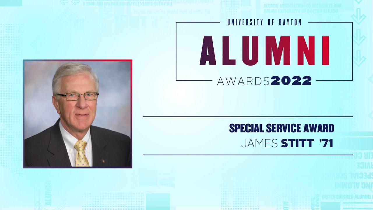 University of Dayton Alumni Awards 2022 - Special Service Award - James ...