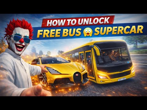 MadOut2 How To Unlock FREE Bus & Supercar | Free Cars Trick 2026 😱