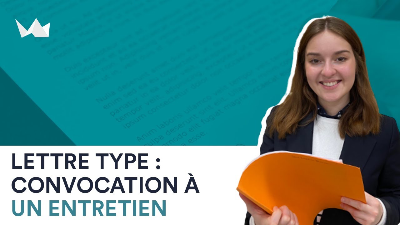 Exemple De Lettre De Convocation Modele De Lettre Type