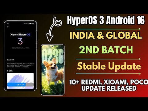 HyperOS 3.0 India & Global 2nd Batch 10+ Update Released & HyperOS 3 Upcoming January India Update