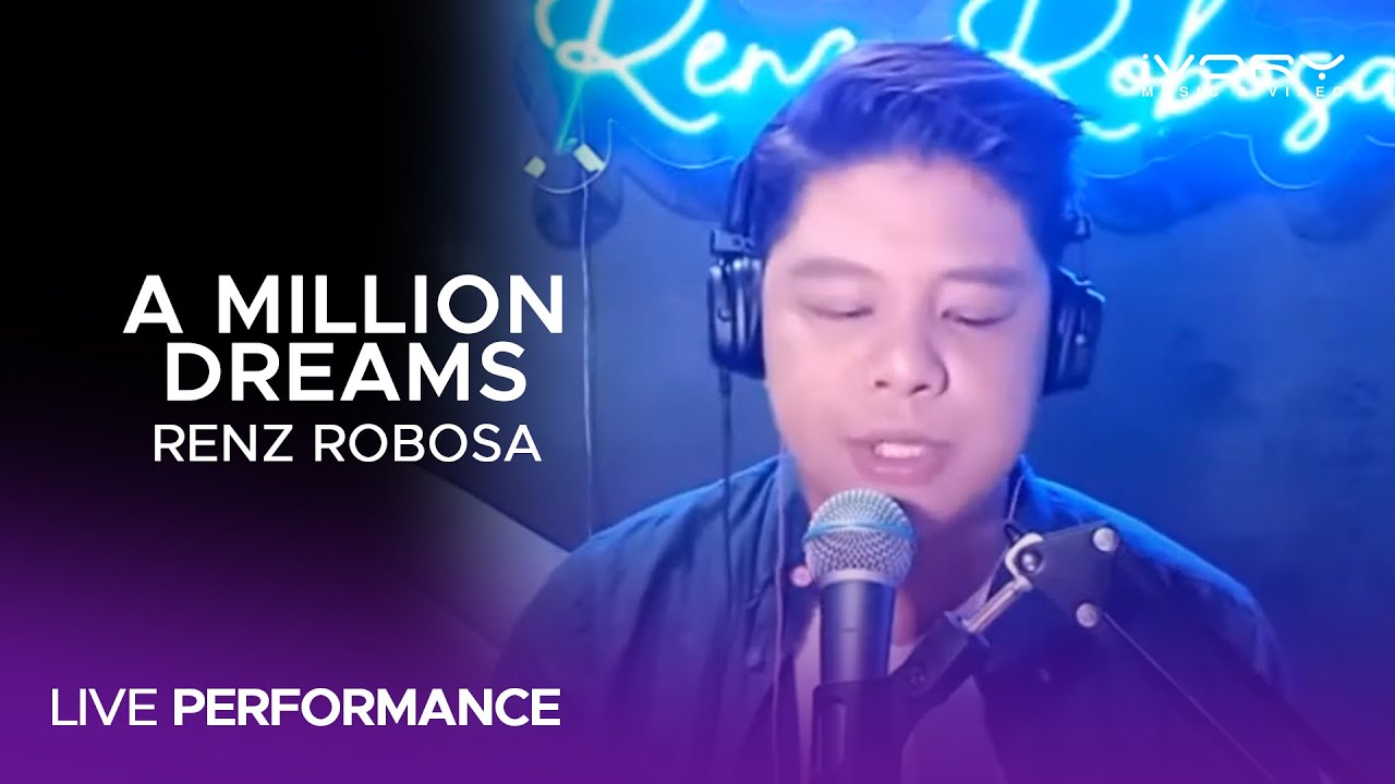Renz Robosa - A Million Dreams (Live Performance) - YouTube